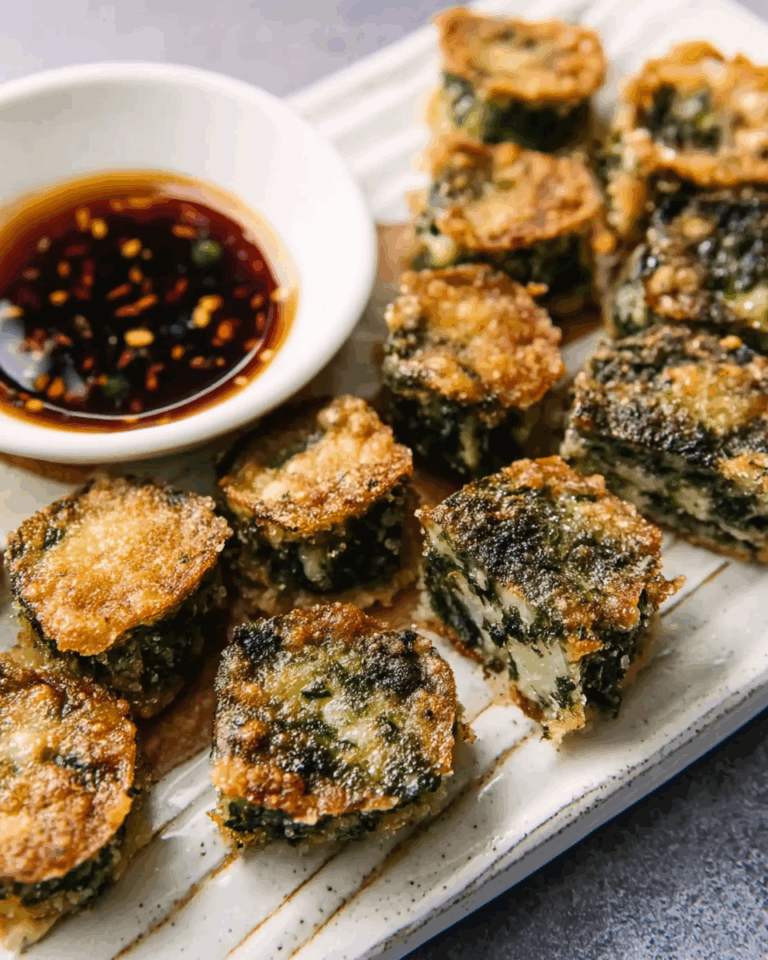 Crispy Garlic Chive Dumplings (Gui Chai Tod)