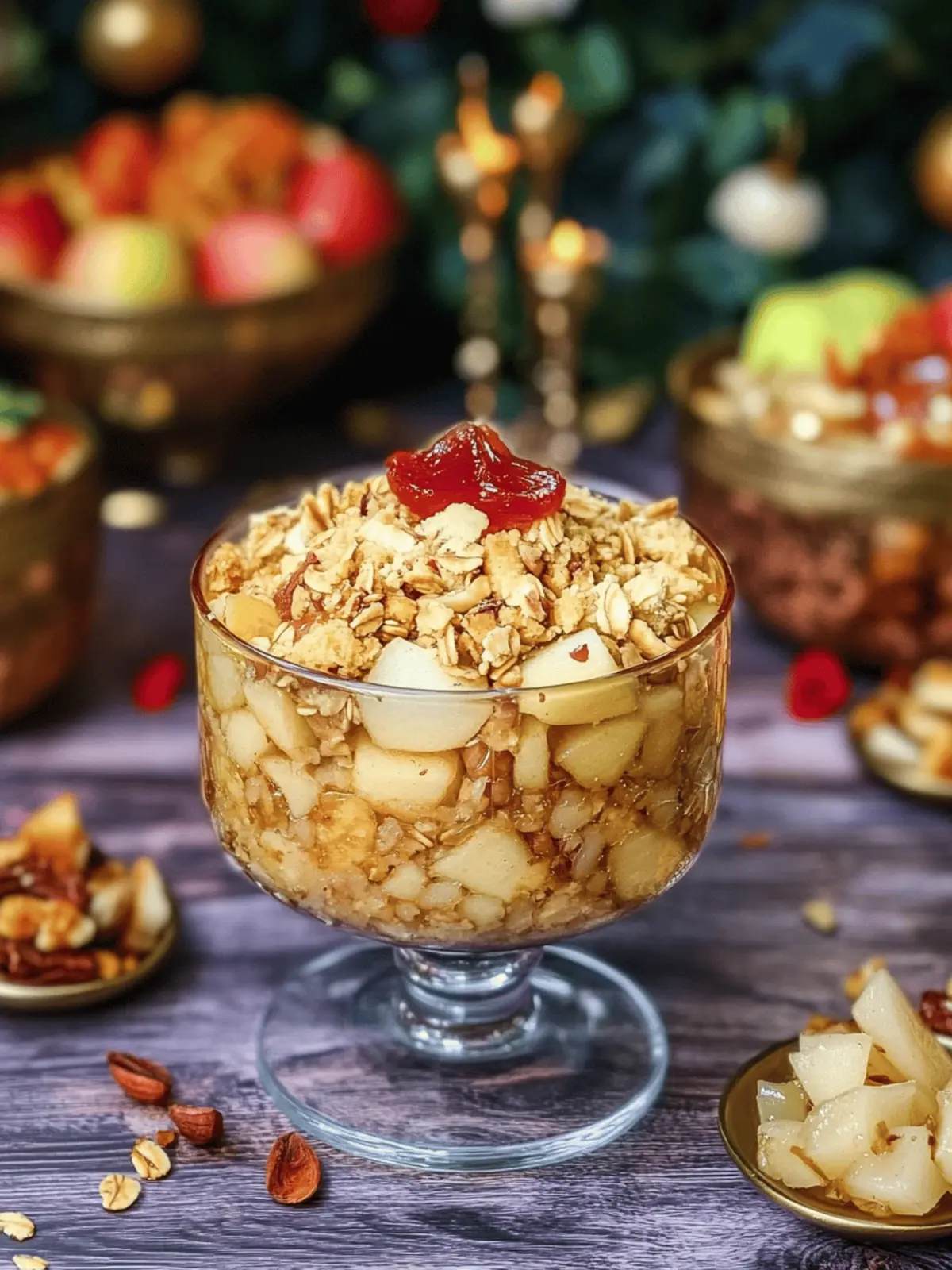 Irresistible Apple Crisp Baked Gur Sandesh: A Delicious Fusion