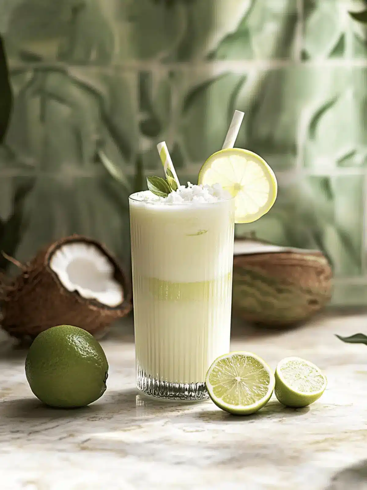 Ultimate Creamy Coconut Milk Brazilian Lemonade - Deliciously Refreshing